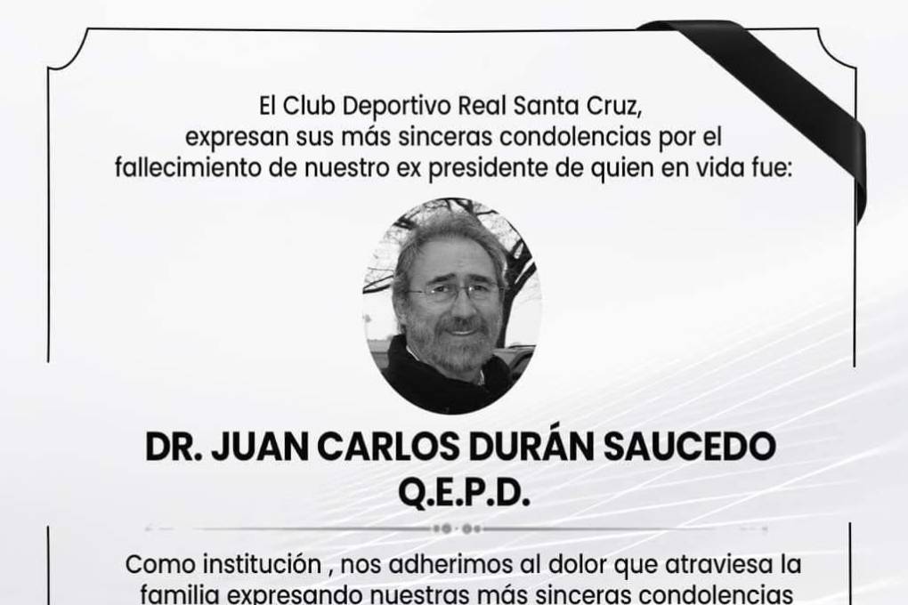 ¿Quién era Juan Carlos Durán? el connotado político y dirigente de fútbol
