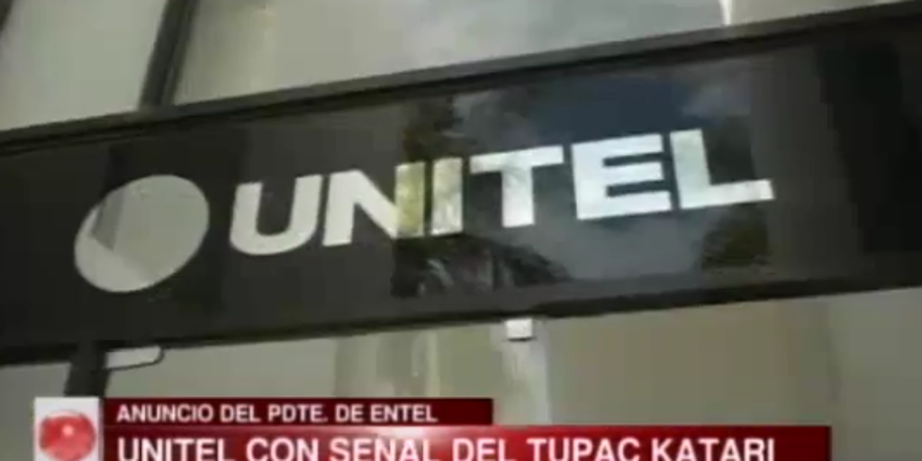 La señal de la Red Unitel se transmitirá a través del Satélite Túpac Katari