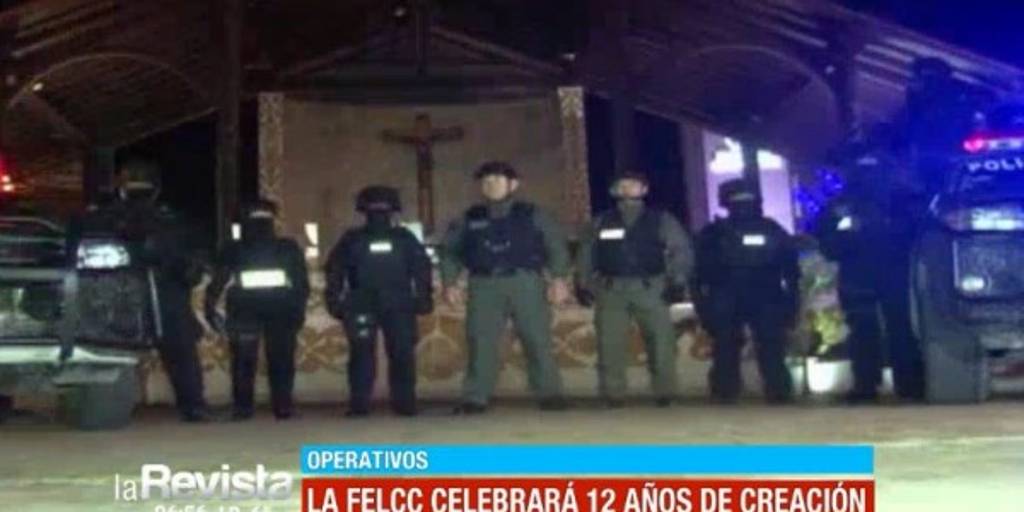 La FELCC realizó demostraciones de operativos por 12 años de aniversario