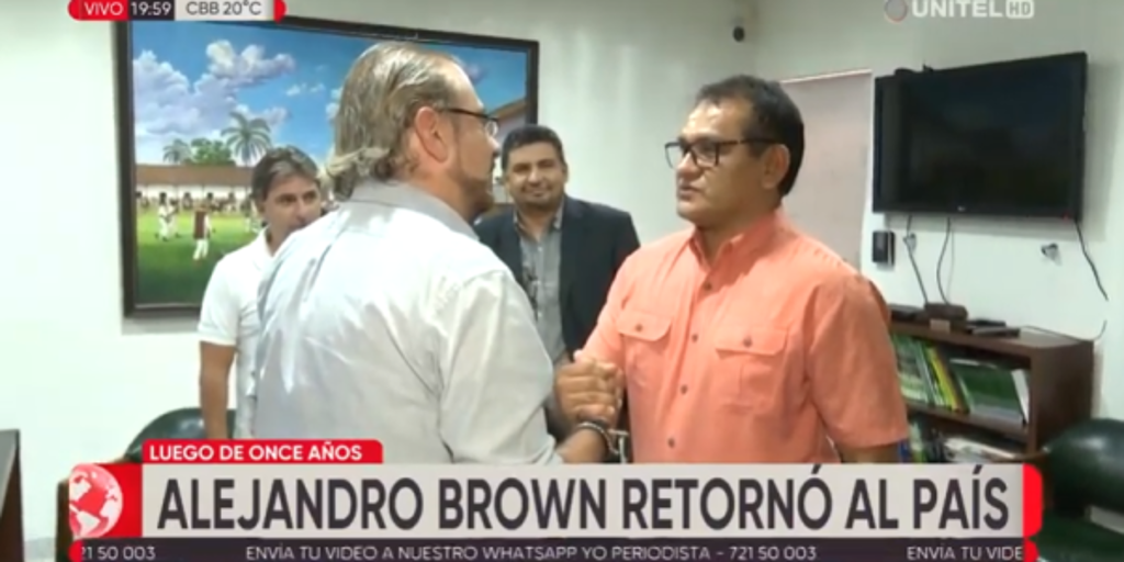 Alejandro Brown retornó a Santa Cruz luego de estar fuera 11 años