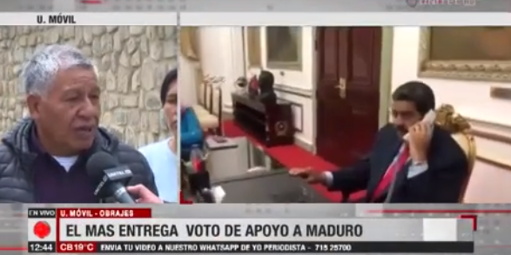 El Movimiento Al Socialismo elevó un voto de apoyo para Nicolás Maduro