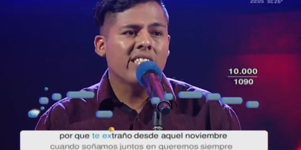 Así fue la interpretación de Victor Guarachi