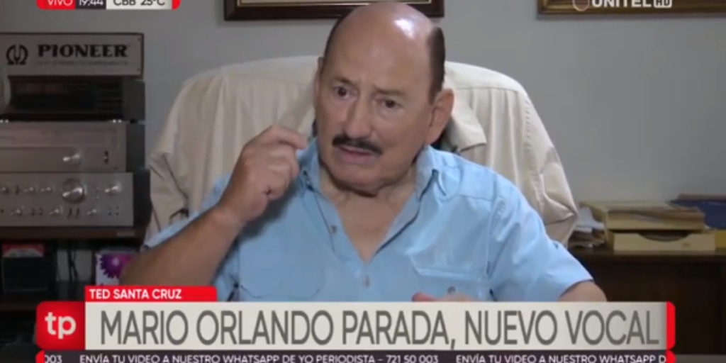 Mario Orlando Parada, nuevo vocal del TED de Santa Cruz