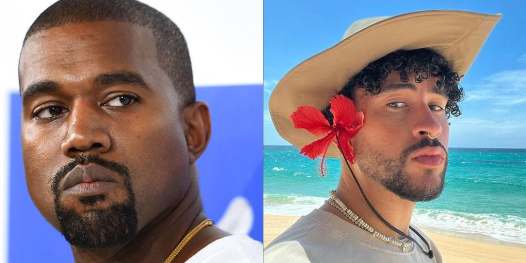 Kanye West confiesa que estudia al cantante Bad Bunny