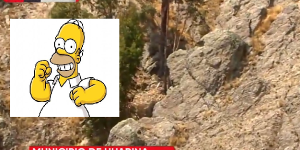 Encuentran una roca con la forma de Homero Simpson en Huarina ...