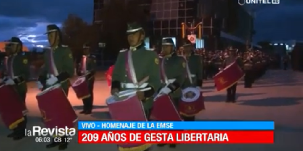 Cochabamba: 209 años de gesta libertaria, homenaje de la EMSE