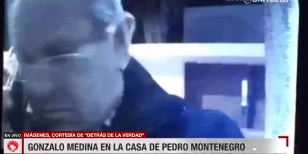 Imágenes muestran a Gonzalo Medina en casa de Pedro Montenegro Paz