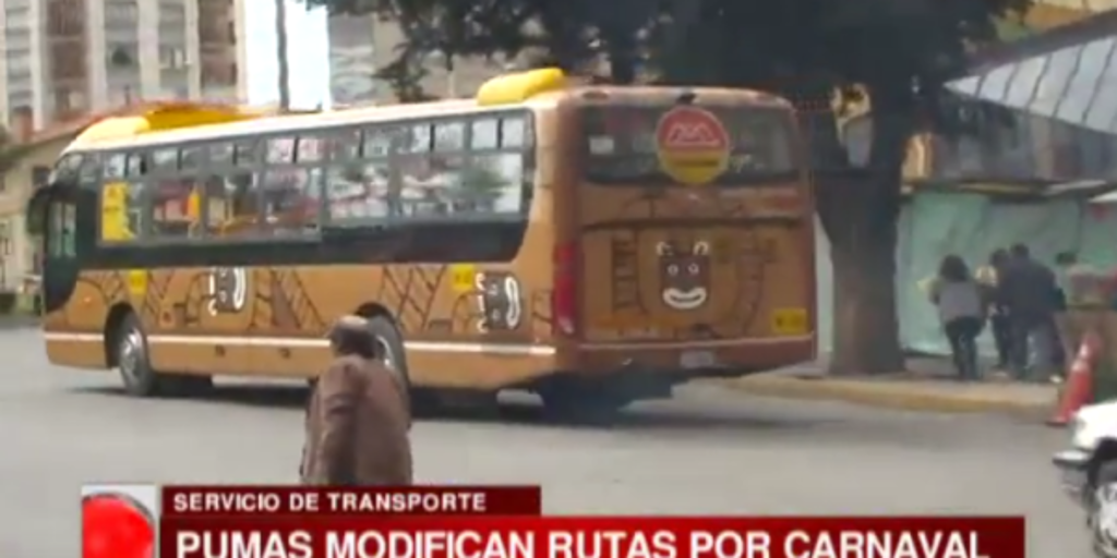 Rutas del Puma Katari son modificadas debido a entrada en la avenida ...