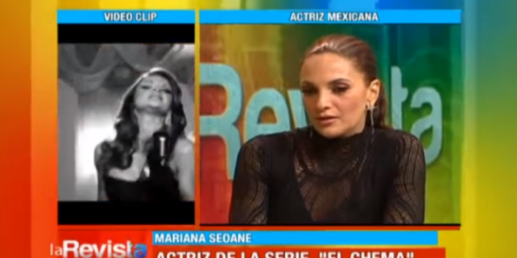 Mariana Seoane, actriz de 'El Chema', modelo, actuó y cantó en La Revista