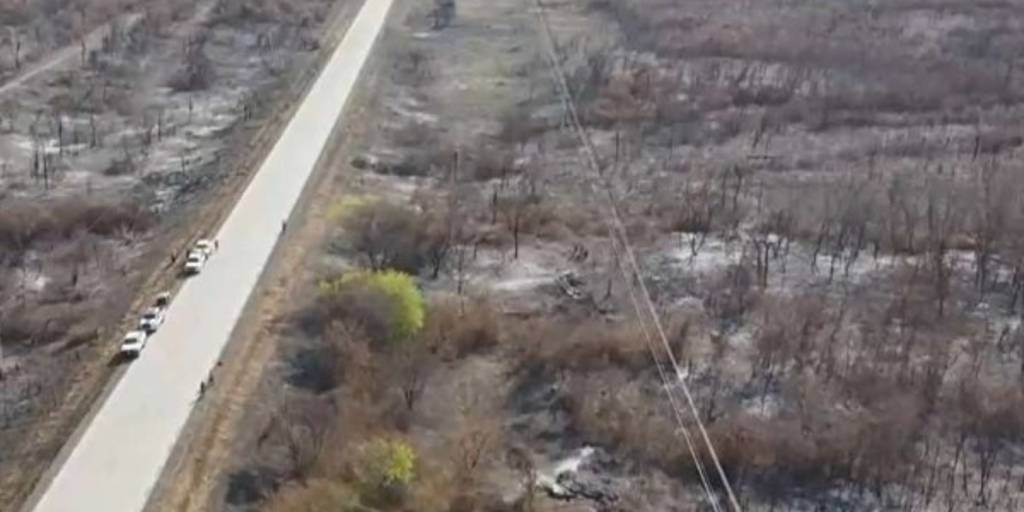 Realizan monitoreo constante para evitar reactivación del fuego en Roboré