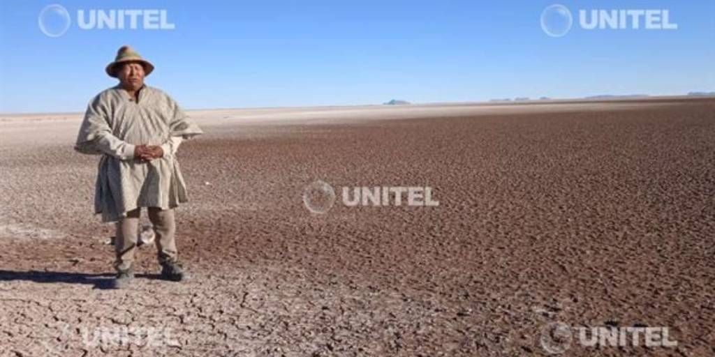 “Este es el desierto Poopó”, así describe un comunario a lo que quedó ...