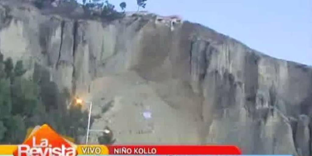 Talud en Niño Kollo sigue descendiendo, la Alcaldía continúa con la inspección