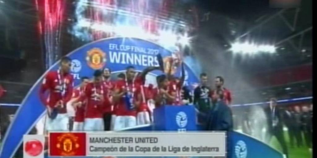 Manchester United campeón de la Copa de la liga inglesa