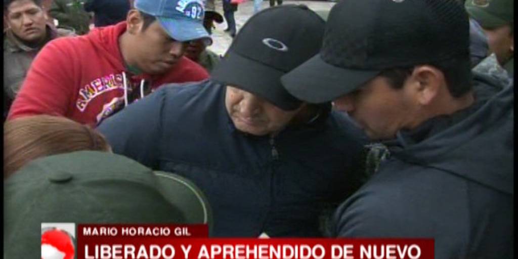 Mario Gil: Liberado y Aprehendido de nuevo