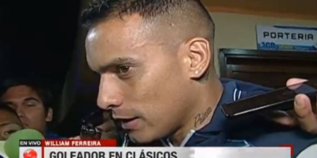 William Ferreira, máximo goleador de los clásicos paceños