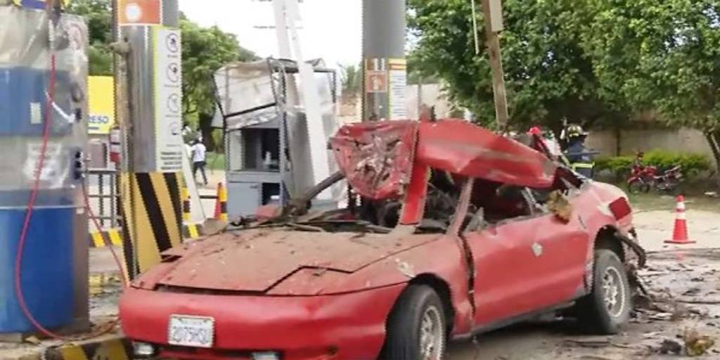 ANH: el auto que explotó en un surtidor tenía una instalación de GNV ...