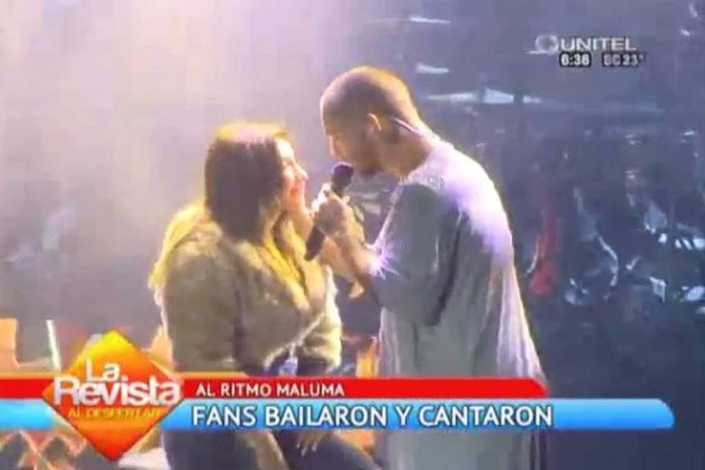 La Paz: Maluma 'enloqueció' e hizo bailar a sus fans al ritmo del reggaeton