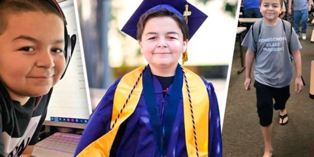 Con 15 años se graduará de la universidad con cinco títulos