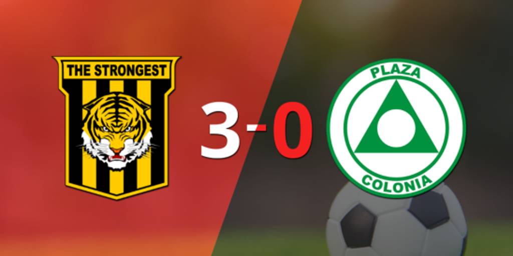 Doblete de Martín Prost en la goleada de The Strongest frente a Plaza ...