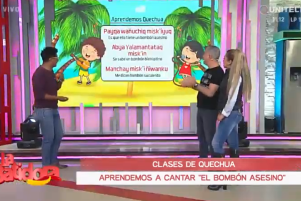 Aprendemos a cantar en Quechua