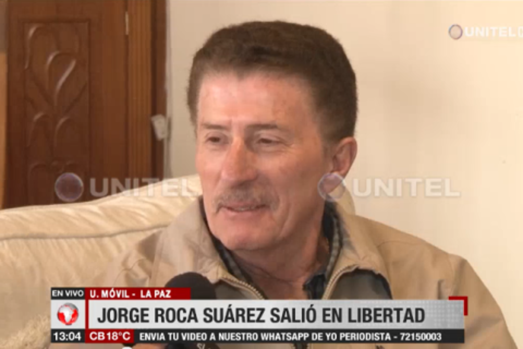 Jorge Roca Suárez 'Techo de Paja' salió en libertad