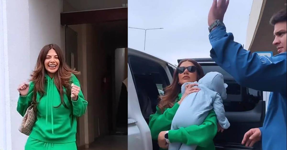 Anabel Angus y su primogénito “Santi” se van juntos de viaje