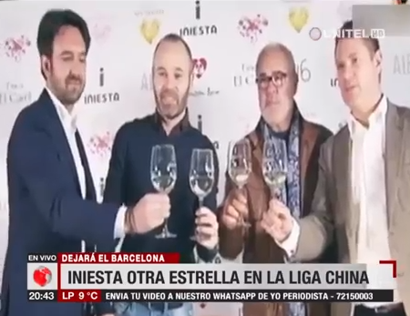 A partir de junio, Andrés Iniesta jugará en la liga china