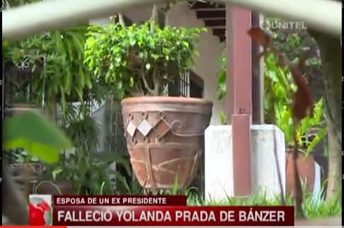Muere esposa de Bánzer