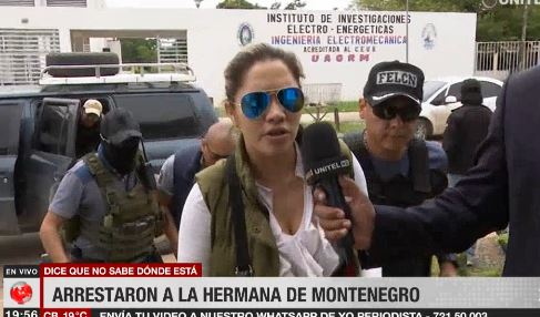 Hermana de Montenegro Paz afirmó no conocer su paradero, ya fue liberada