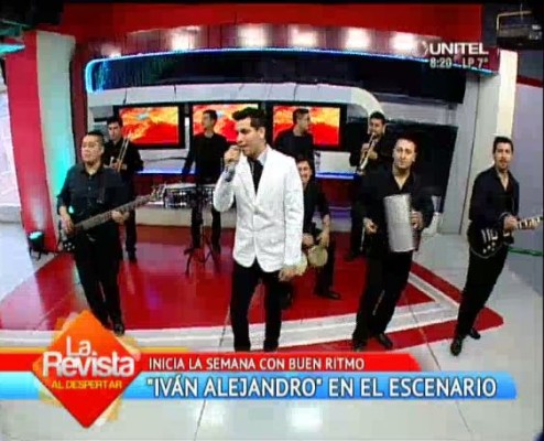Iván Alejandro le puso el ritmo a la mañana en La Revista