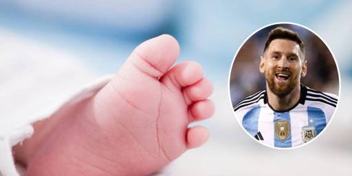 La historia del bebé bautizado como Lionel por nacer en el momento que ...