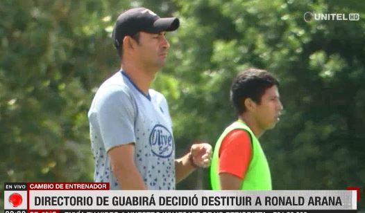 Guabirá decide rescindir contrato con Ronald Arana