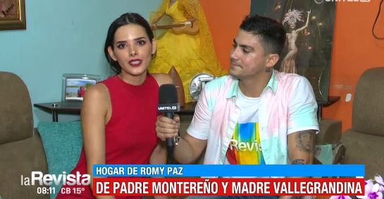 Andrés y su ‘bandazo’ en la casa de la reina del carnaval 2020, Romy Paz