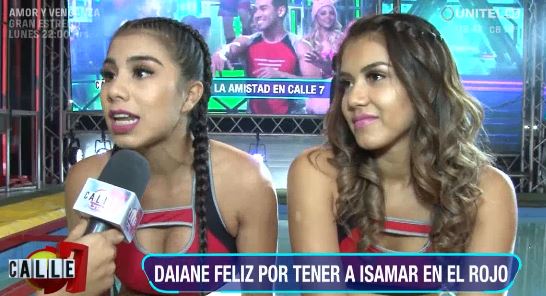 Al parecer Isamar solo tiene una amiga en el equipo Rojo...