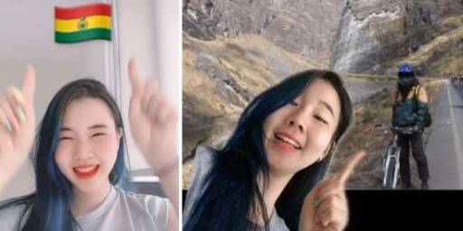 La coreana más famosa de TikTok cuenta que gracias a Bolivia se enamoró ...