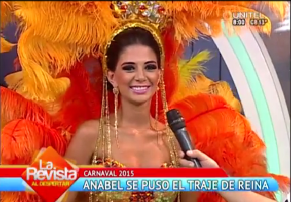 Anabel, la reina del pueblo, visitó La Revista