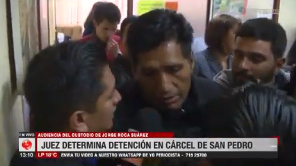Detención en la cárcel de San Pedro para el custodio de Jorge Roca Suárez