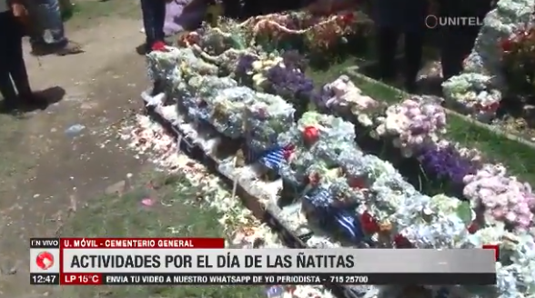 Actividades por el día de las ‘ñatitas’ en el cementerio general de La Paz