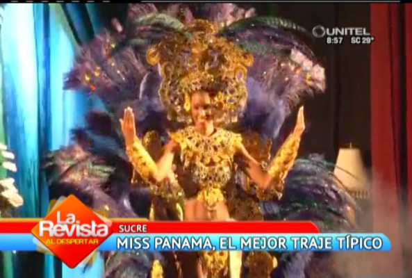 Reina Hispanoamericana: Miss Panamá ganó premio al mejor traje típico