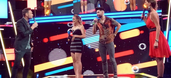 Naty y Lucas cantaron a dúo el tema Mentira