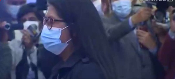 Eva Copa toma juramento como alcaldesa de la ciudad de El Alto