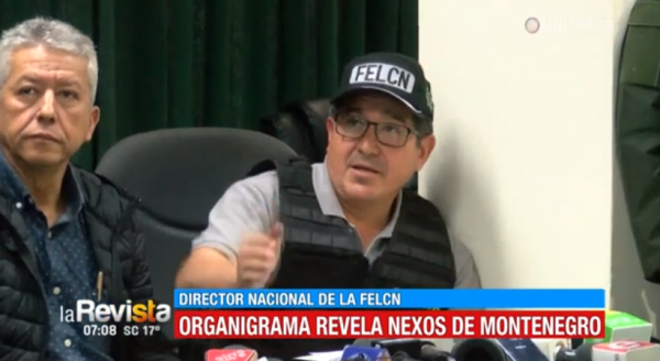 Director de la Felcn reveló los nexos que tenía Pedro Montenegro Paz