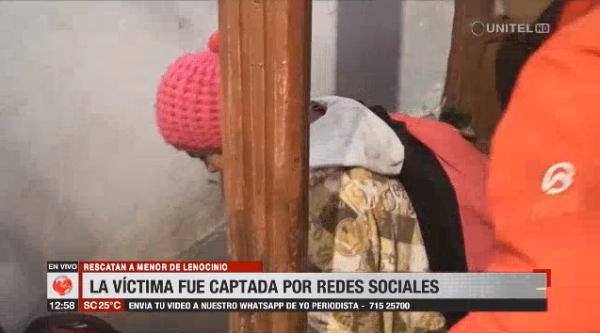 Rescatan a menor de lenocinio, la víctima fue captada por redes sociales