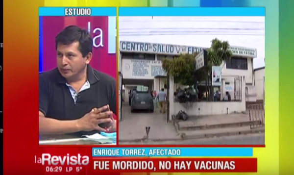 Ciudadano solo recibió tres de las 12 vacunas contra la rabia que debe ...