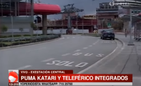 La Paz: Integran los servicios del Puma Katari y la línea roja del Teleférico