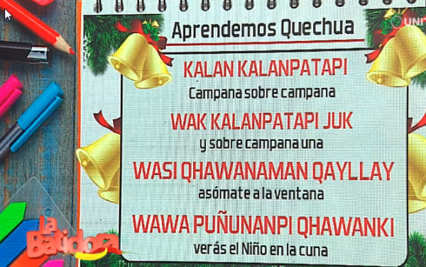 Aprendemos Villancicos en Quechua con el profe Juan Henrry Agudo
