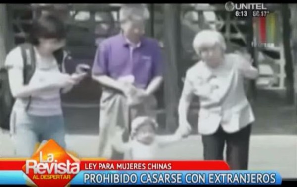 Por ley las mujeres chinas tendrán prohibido casarse con extranjeros