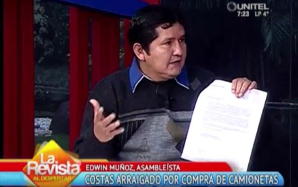 Edwin Muñoz (MAS): "Ha habido un manejo totalmente ilegal del IDH"