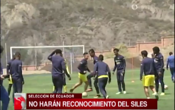 Selección ecuatoriana no hará reconocimiento al estadio H.Siles