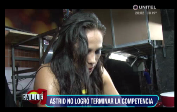 Astrid muy criticada por sus compañeros de equipo